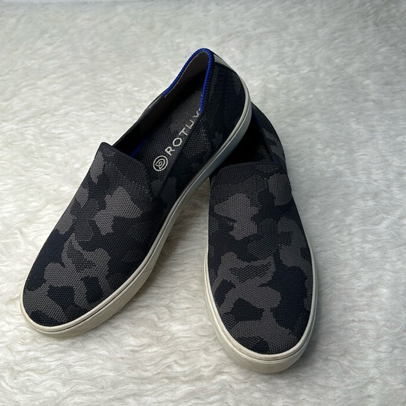 Rothy's | Shoes | Rothys The Sneaker Gray Camo Slip On Shoes Size 95w ...